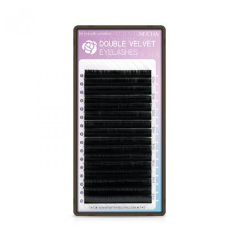 Neicha Double Velvet Lashes B Curl || Neicha - Groothandel wimperextensions